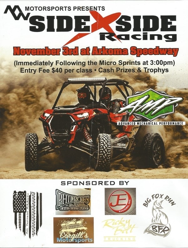 MW MOTORSPORTS PRESENTS SIDE X SIDE RACING - OKW News