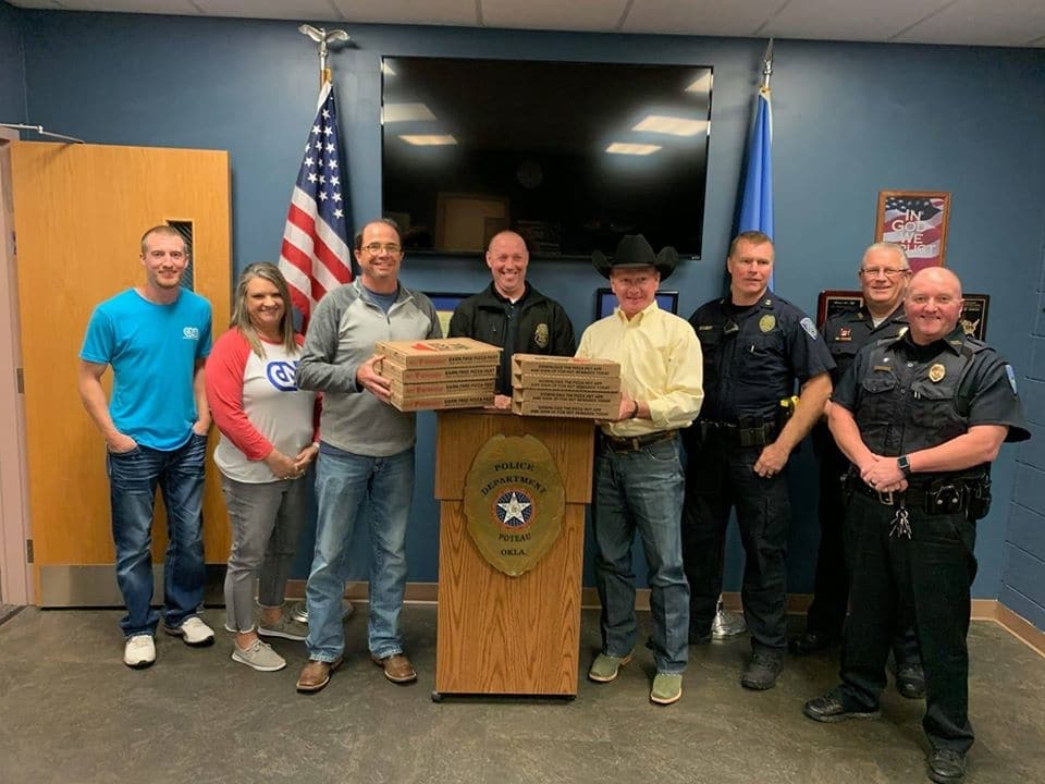 CNB thanks Poteau Police - OKW News