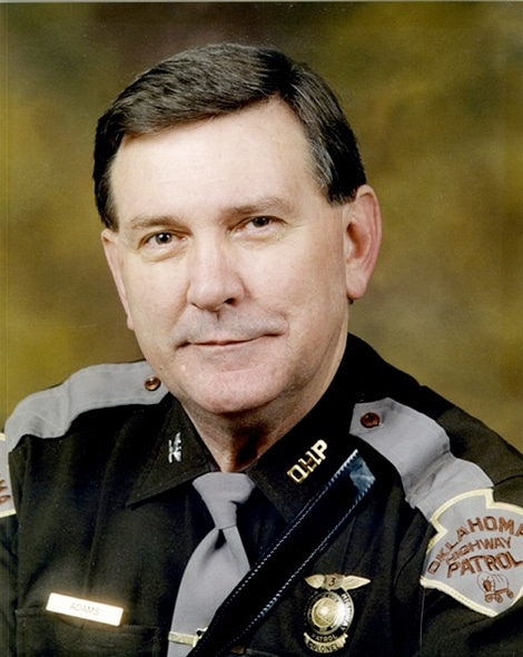COLONEL GARY ADAMS, #3 CHIEF OF OKLAHOMA HIGHWAY PATROL MEMORIAL ...